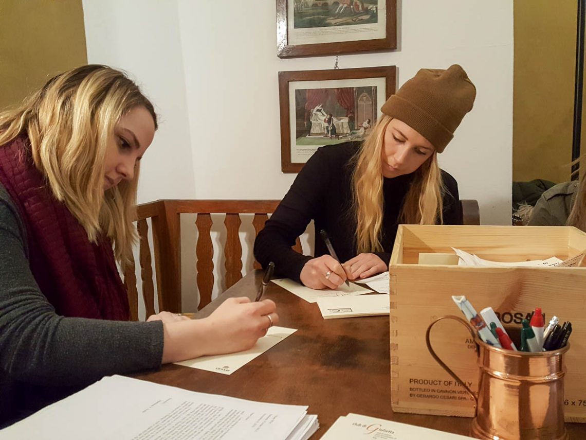 Letters to Juliet or What Happened When I Visited the Juliet Club in ...