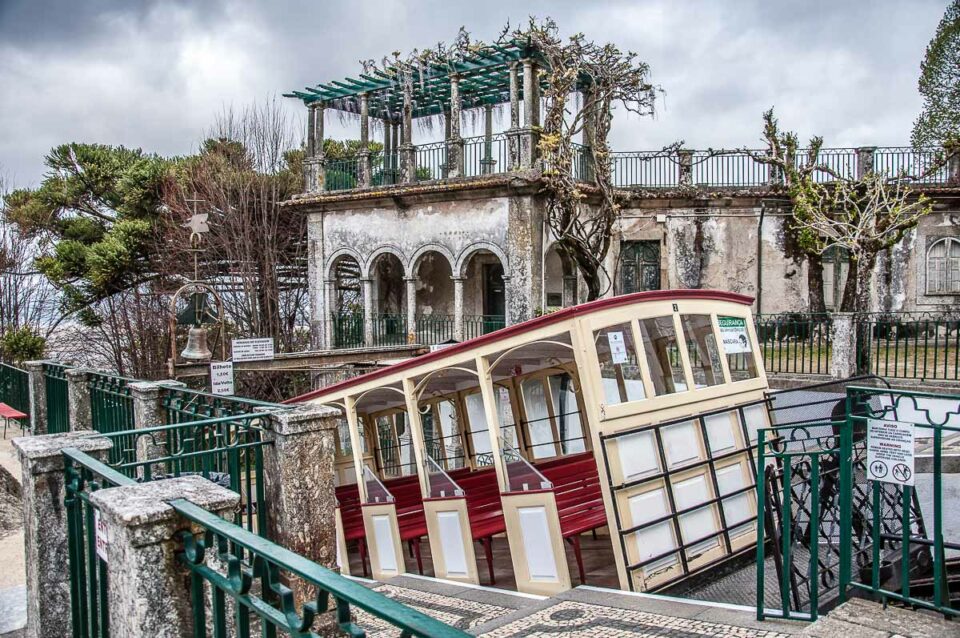 The water-operated funicular - Sanctuary of Bom Jesus do Monte - Braga ...