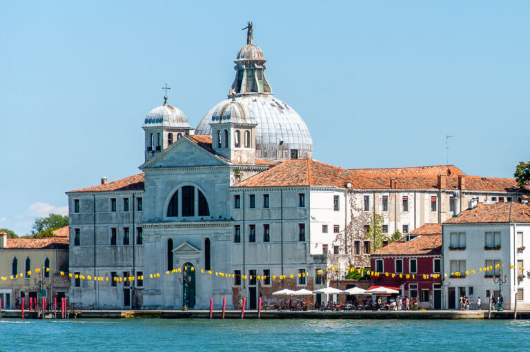 Church of Le Zittele on the island of Giudecca - Venice, Italy ...