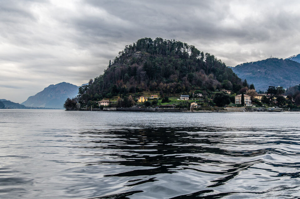 Punta Spartivento seen from the ferry from Bellagio to Varenna - Lake ...